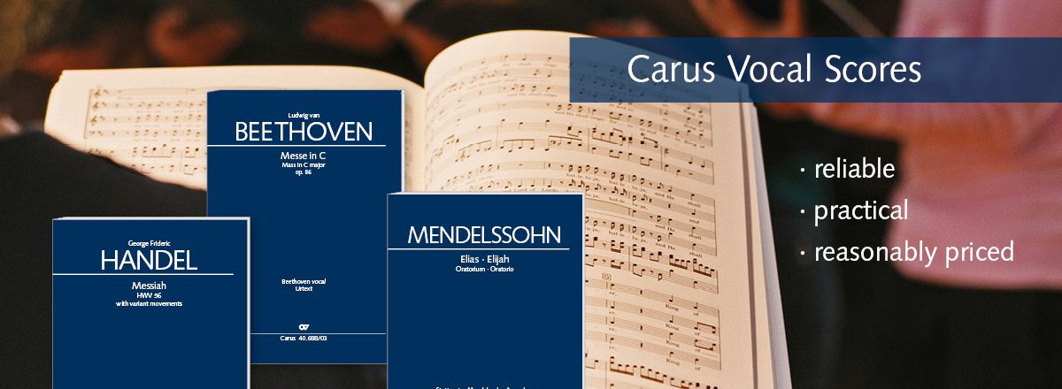 Vocal Scores - Buy choral sheet music online | Carus-Verlag